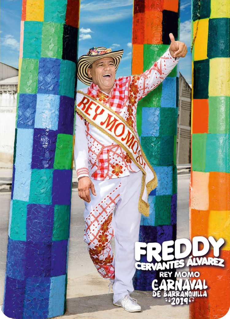 Rey Momo Freddy Cervantes presenta afiche e inaugura su palacio ...